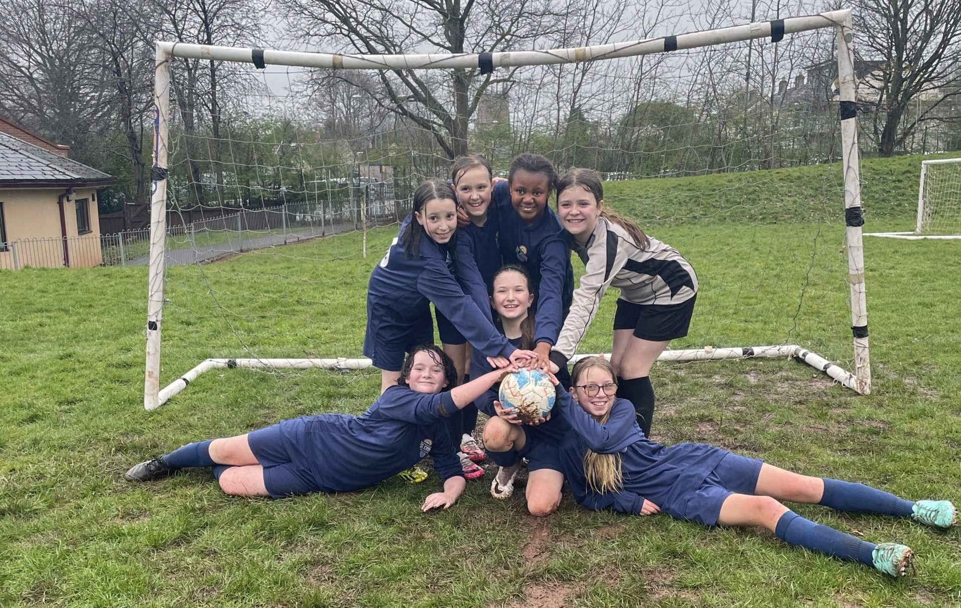 Year 5/6 girls football win - Peasedown St John Primary School